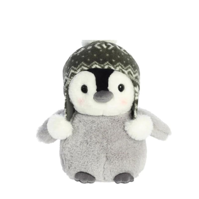 Chillin Chick Chiyu in Winter Bobble Hat 10" (25cm) Penguin Soft Toy b ...