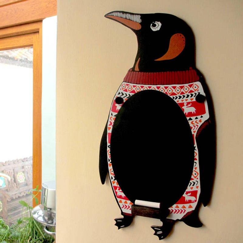 Penguin Chalkboard by Boodle - The Penguin Patrol