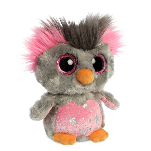 Hoppee Rock Hopper 8" (20cm) Pink Penguin Soft Toy by Aurora - The Penguin Patrol