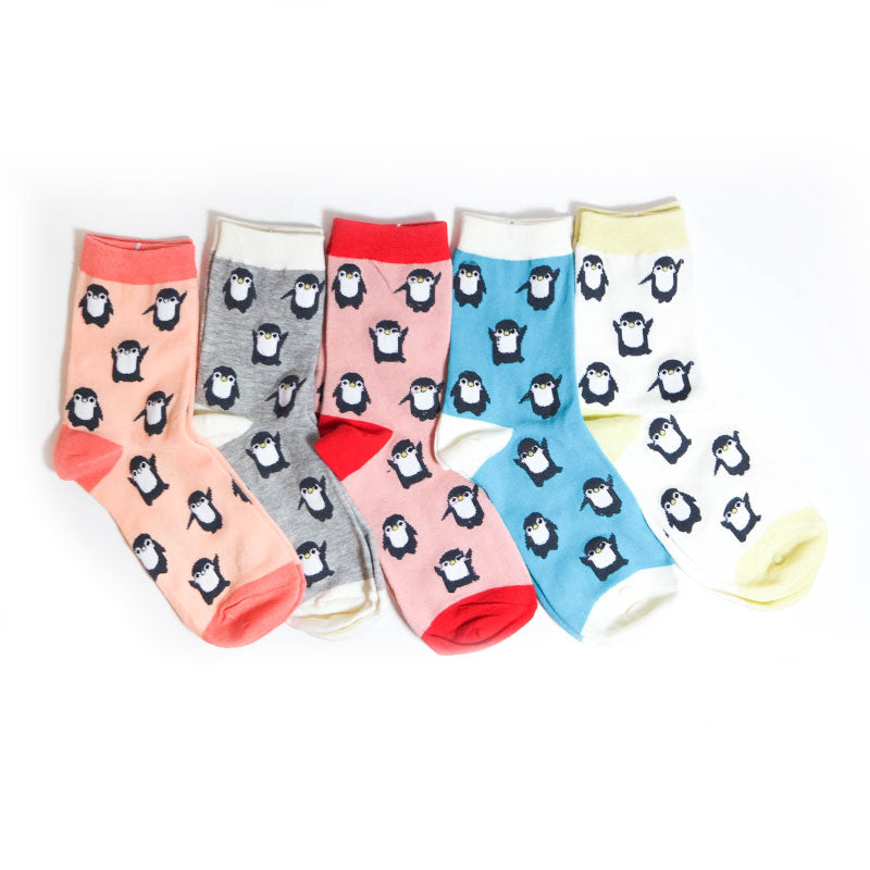 Womens Penguin Socks | Size UK 3-7 | Socks with Penguins on Them - The ...