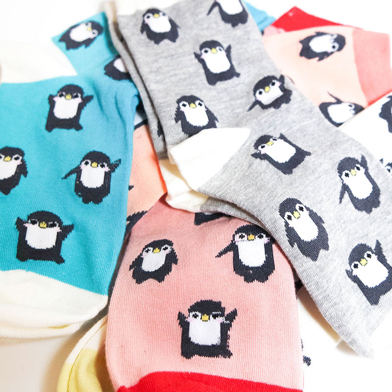 Womens Penguin Socks | Size UK 3-7 | Socks with Penguins on Them - The ...