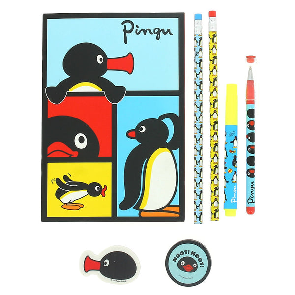Pingu Super Stationery Set | Pingu Notebook, Pen & Pencil Gift Set ...