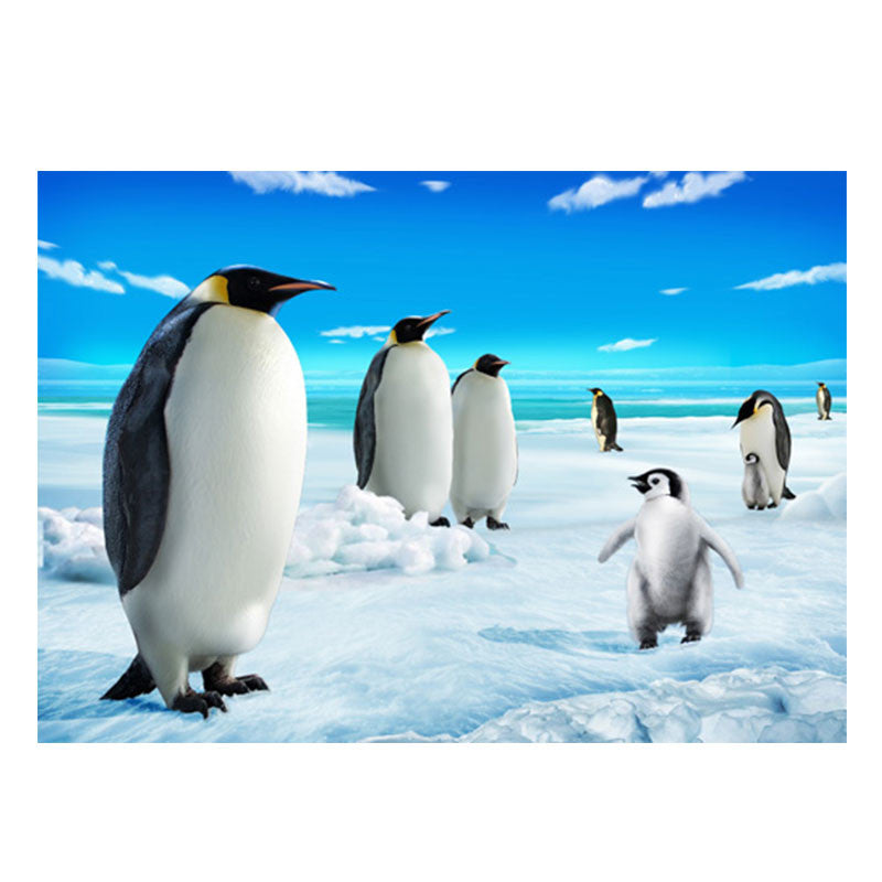 Penguin Scene 3D Lenticular Fridge Magnet - The Penguin Patrol