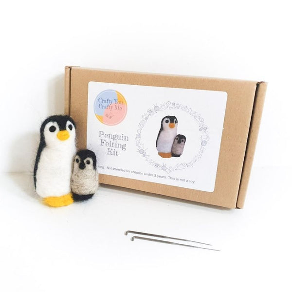 Penguin Needle Felting Craft Kit by Crafty You Crafty Me - The Penguin ...